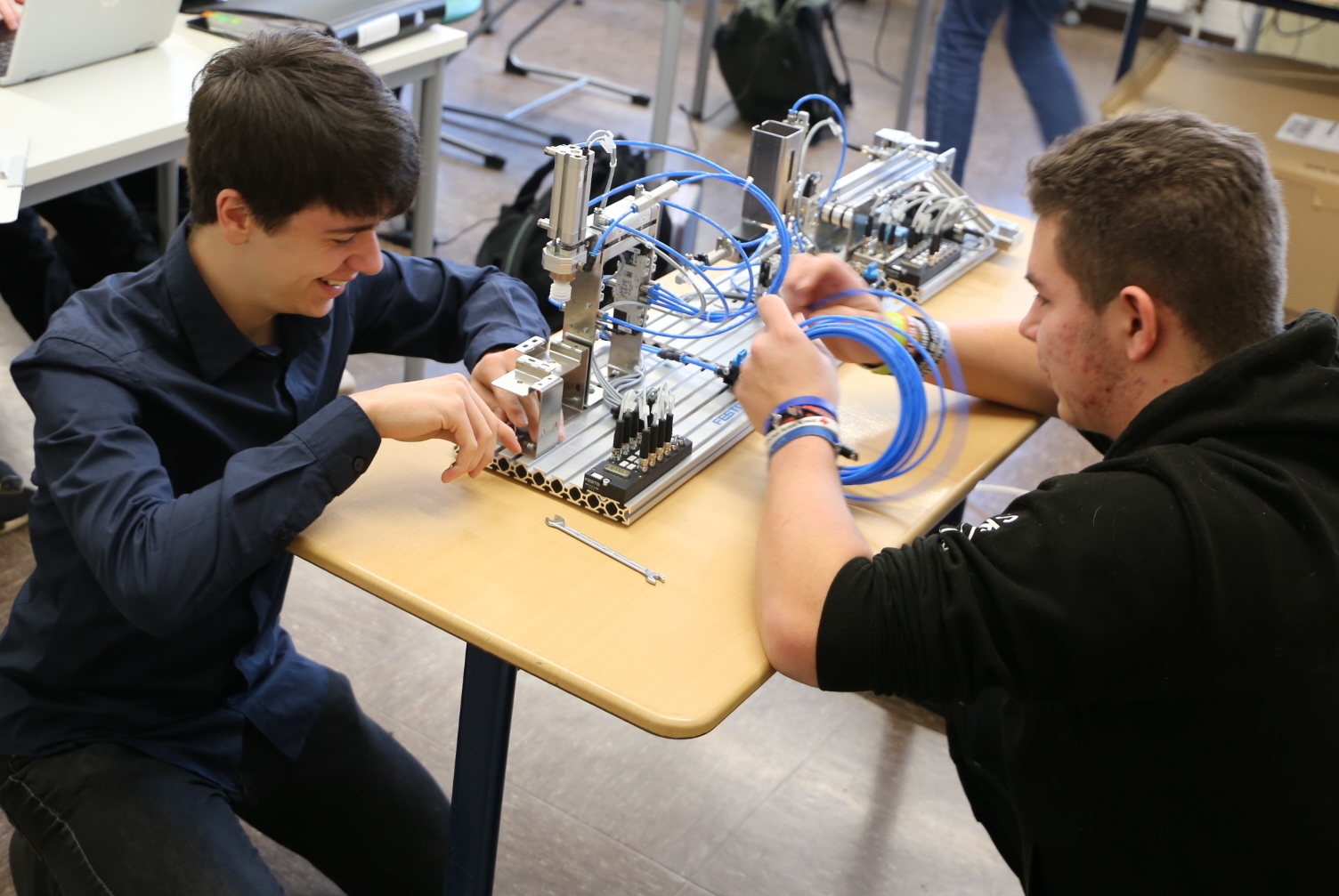 Technik auch in der Oberstufe – Gesamtschule der Stadt Mechernich
